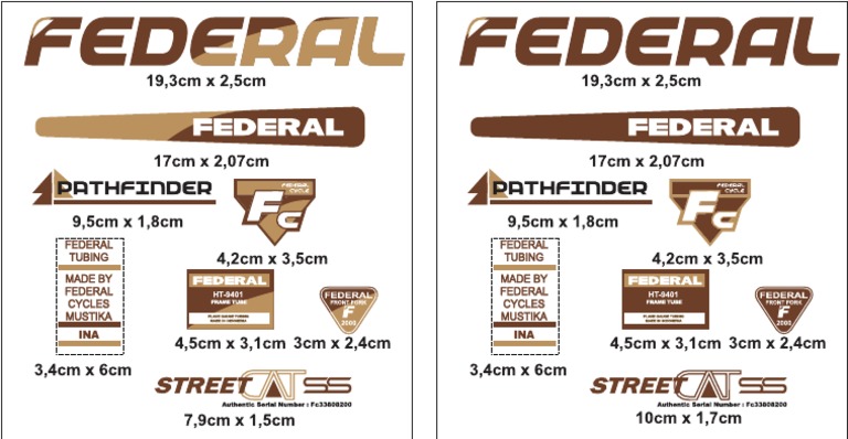 Stiker Federal - Decal Pack PDF | PDF