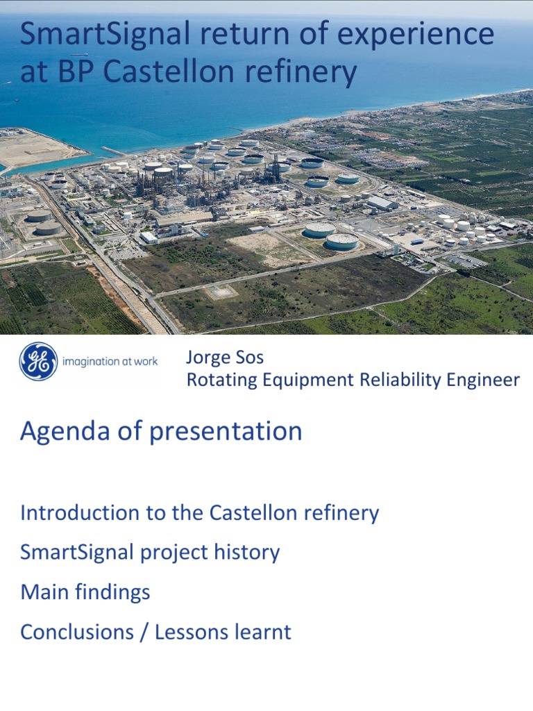 Implementing SmartSignal Condition Monitoring at BP Castellon Refinery ...