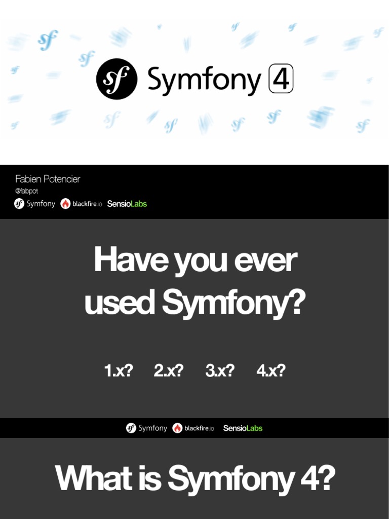 Fabien Potencier-Sf4 | PDF | Command Line Interface | Application Programming Interface