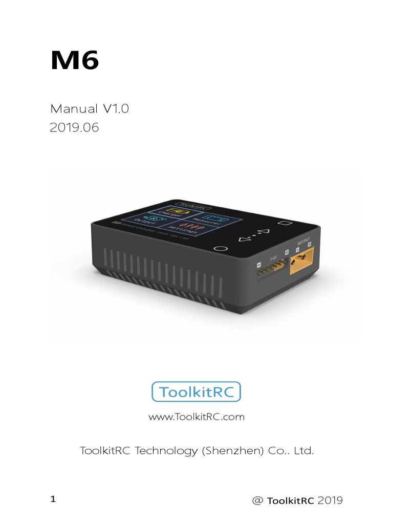 M6 Manual V1.0 | Download Free PDF | Battery Charger | Electromagnetism