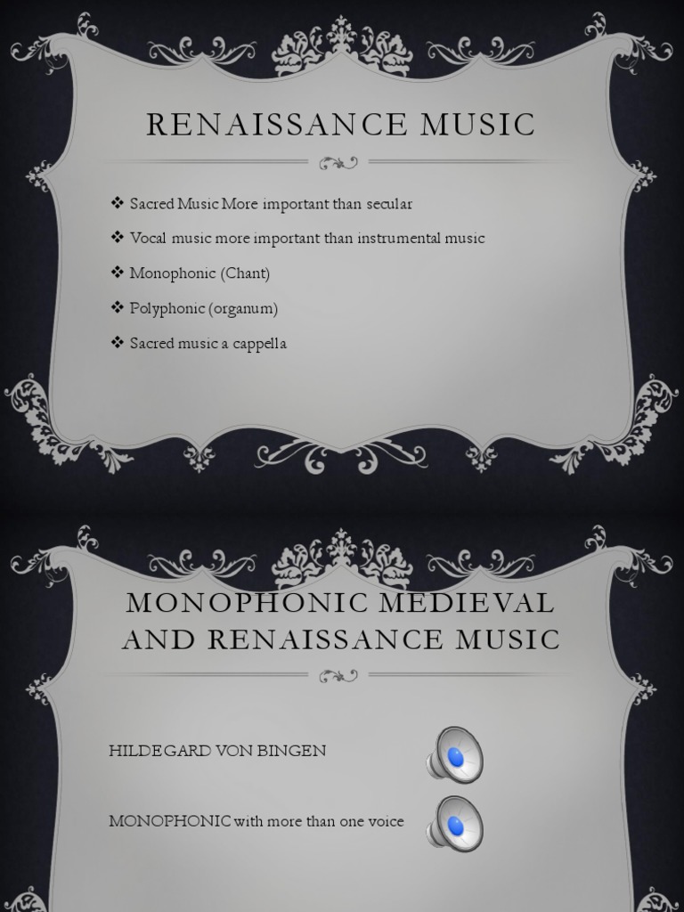 A Comprehensive Overview of Musical Styles and Forms from the Medieval ...