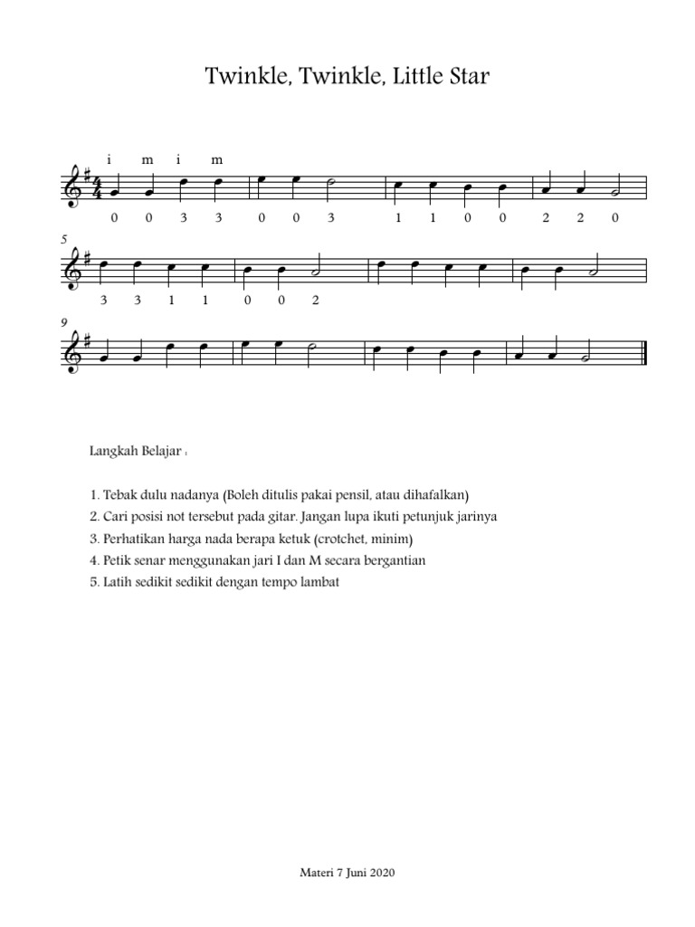 Twinkle Twinkle | PDF