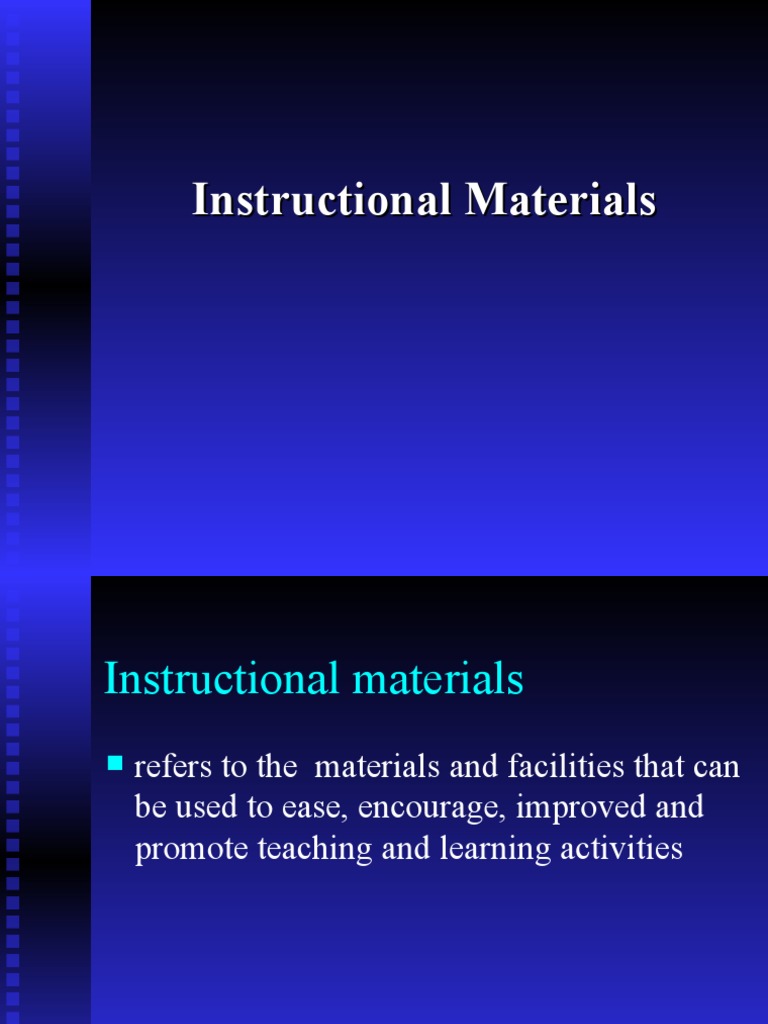 Instructional Material 1st Part | PDF | Language Education | Learning
