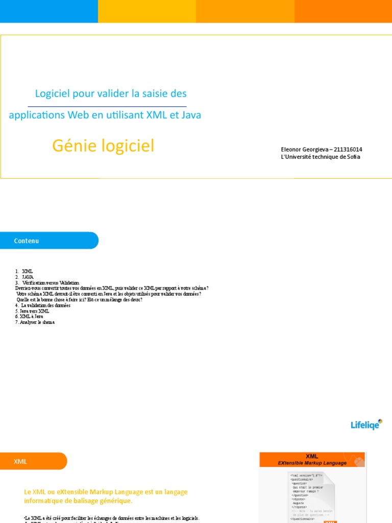Genie Logiciel | PDF | XML | Java (Langage de programmation)