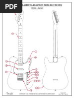 Printable Fender Telecaster Headstock Template | PDF