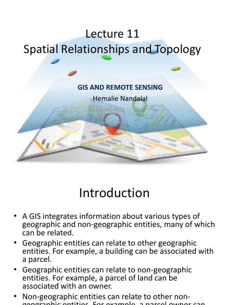 GIS Topology and Spatial Relationships1 | PDF | Topology | Geographic ...