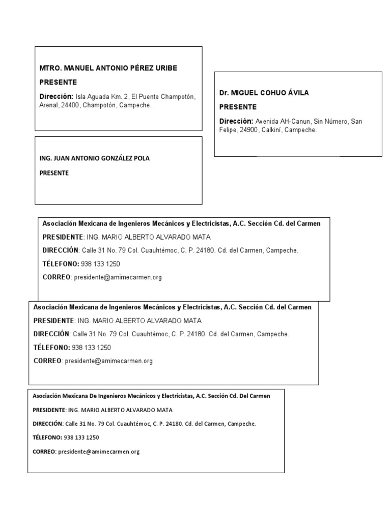 Portada para Los Sobres | PDF