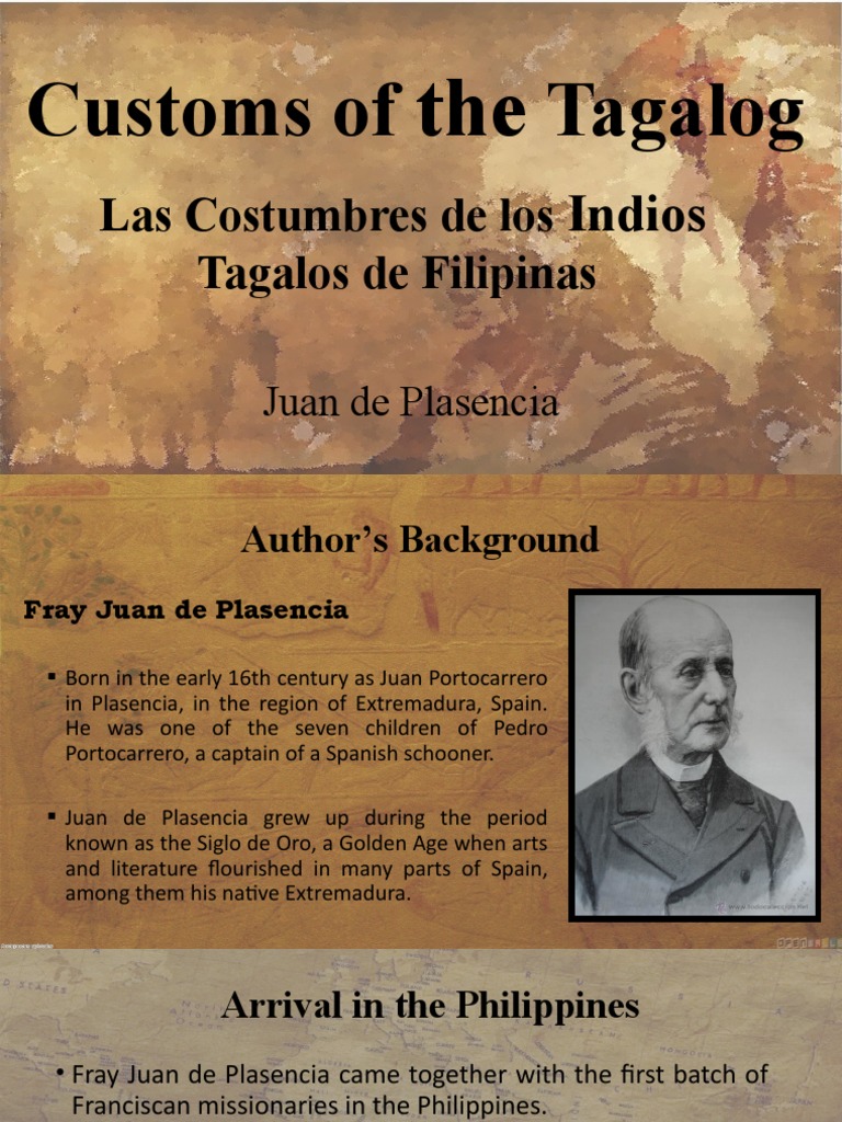 Customs of Tagalog: Las Costumbres de Los Tagalos de Filipinas | PDF ...