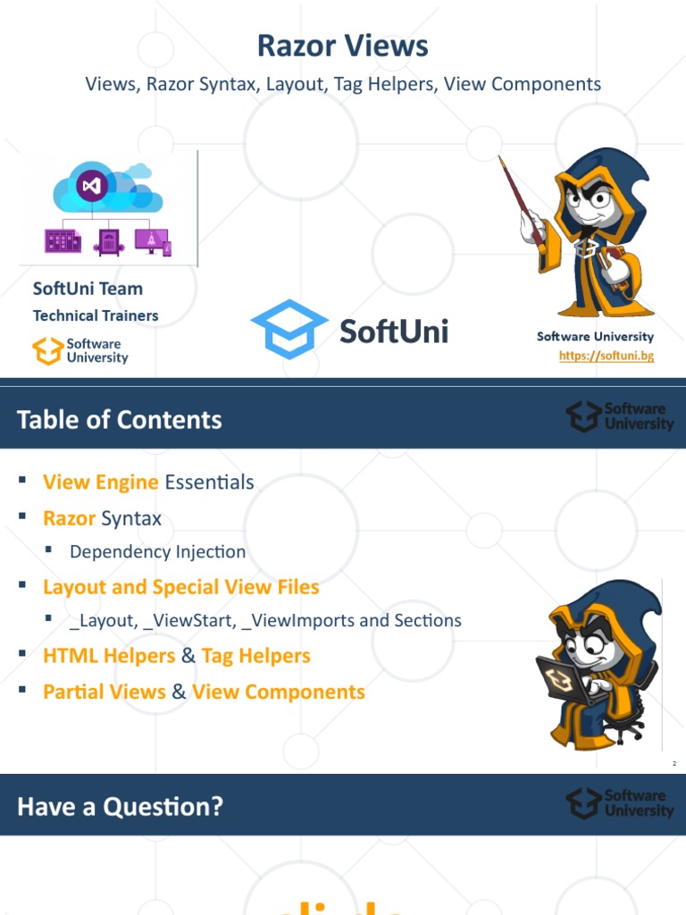 CSharp-ASP-NET-Core-Razor-Views-and-Layouts | PDF | Html Element | Html CSharp-ASP-NET-Core-Razor-Views-and-Layouts | PDF | Html Element | Html