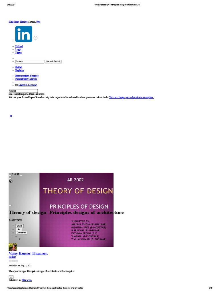 Theory of Design - Principles Designs of Architecture | Download Free ...