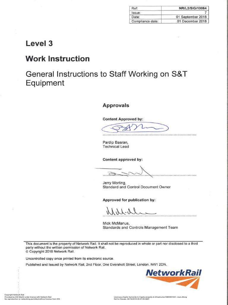 NR-L3-SIG-10064 ISSUE 7 - AkA C001 For Clearance PDF | PDF | Regulatory Compliance ...