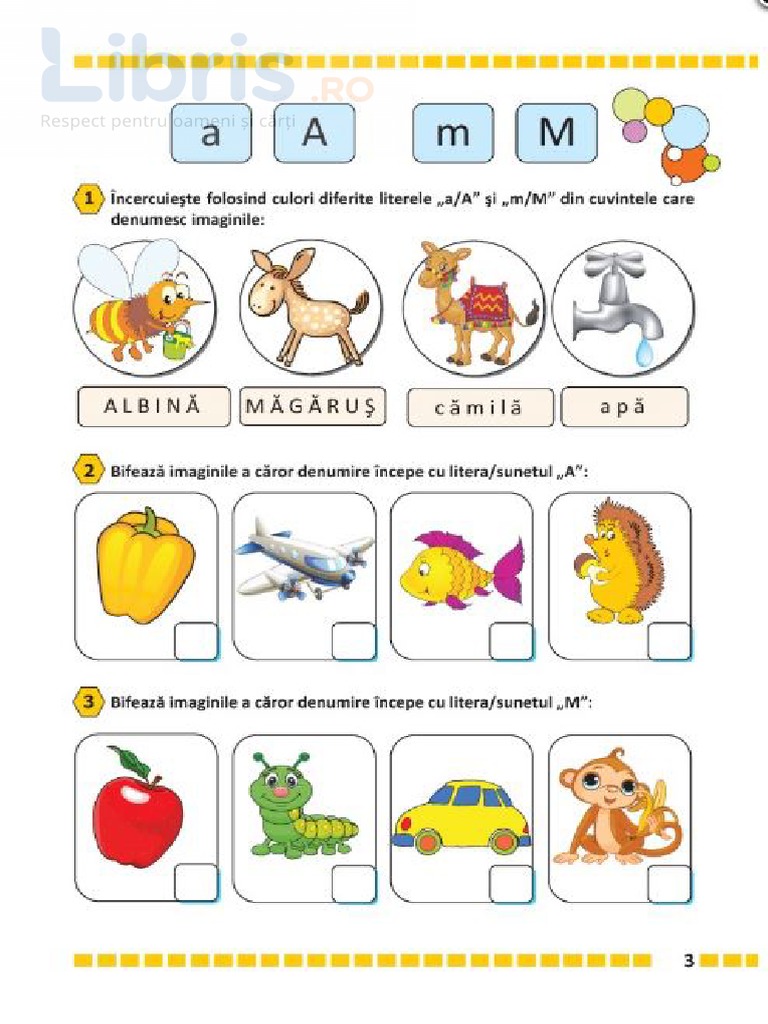 Sa Citim Primele Cuvinte Si Texte Clasa Pregatitoare Nicoleta Popescu ...