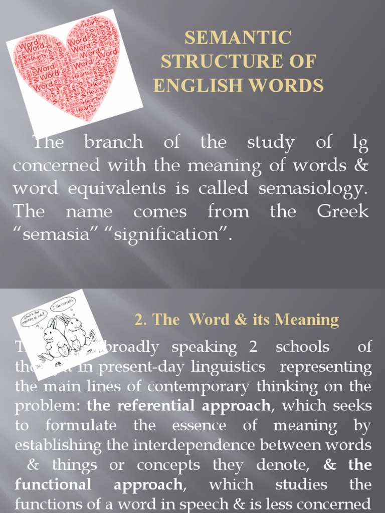 Semantic Structure of English Words | PDF | Concept | Word