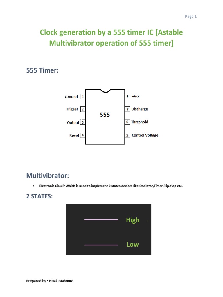 Astable Multivibrator | PDF