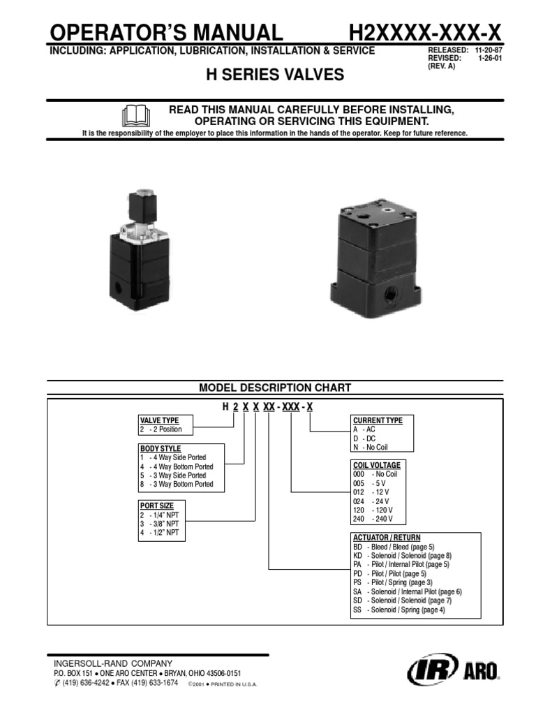 H Series Valves-EN PDF | PDF | Valve | Machines