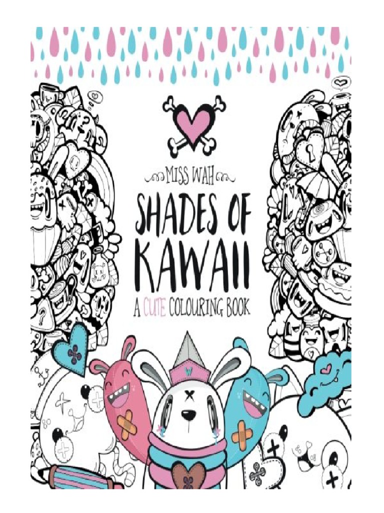 Shades of Kawaii A Cute Colouring Book | PDF