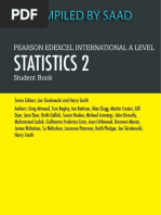 S1 - Edexcel International A-Level Mathematics Statistics 1 Student Book | PDF
