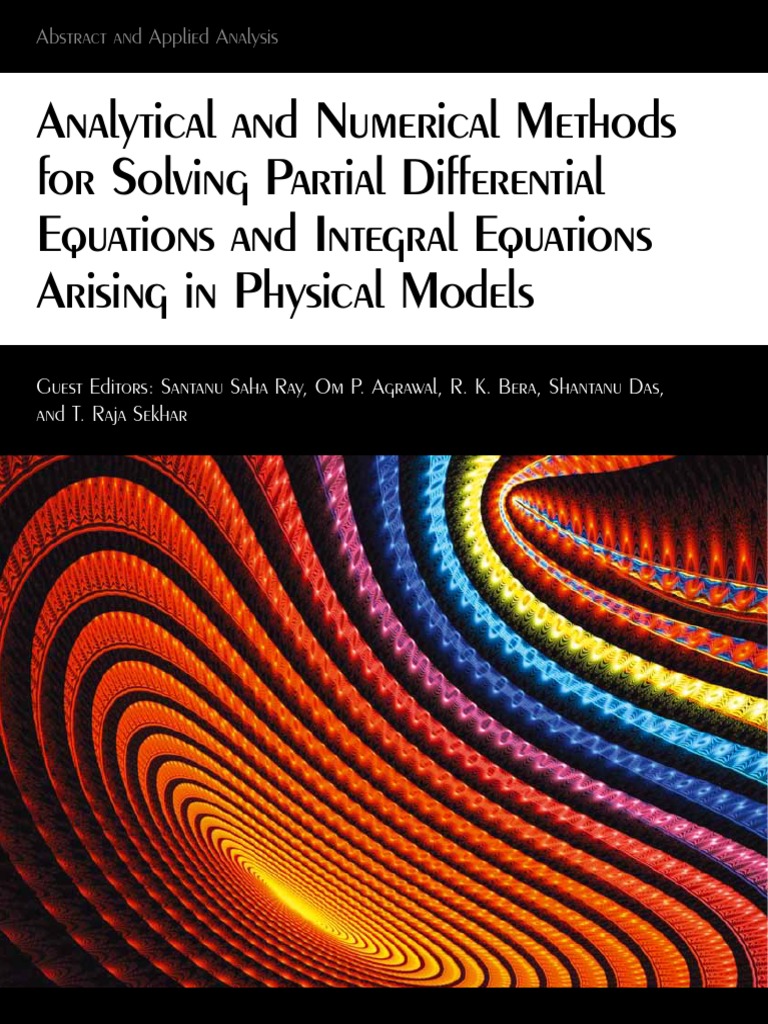 Analytical and Numerical Methods For Solving Partial Differential ...