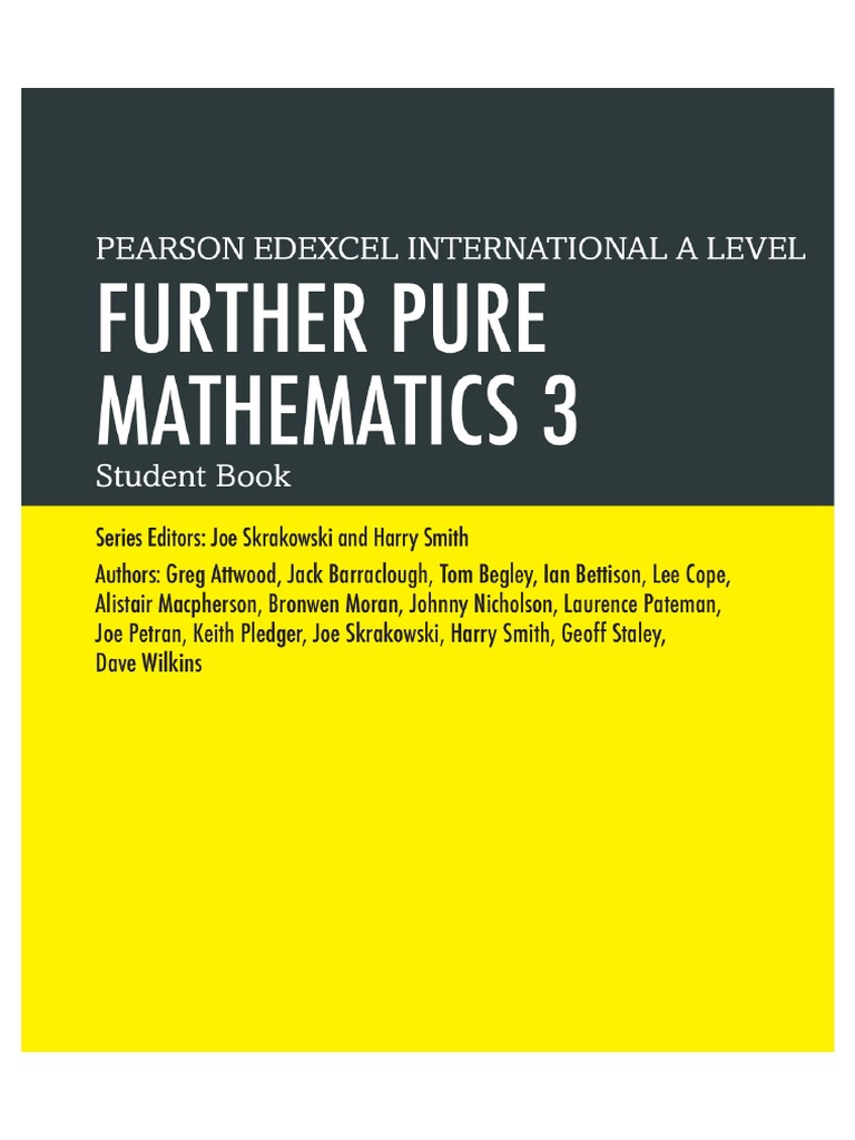 Edexcel IAL FP3 | PDF