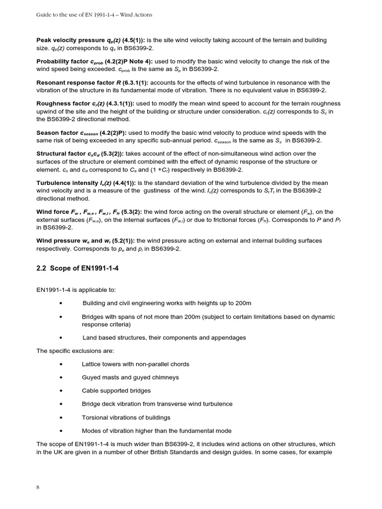 EN Wind Code - Part2 | PDF | Wound | Wind Speed
