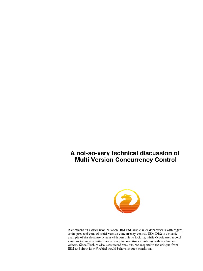 Multi Version Concurrency Control | PDF | Database Transaction ... Multi Version Concurrency Control | PDF | Database Transaction ...
