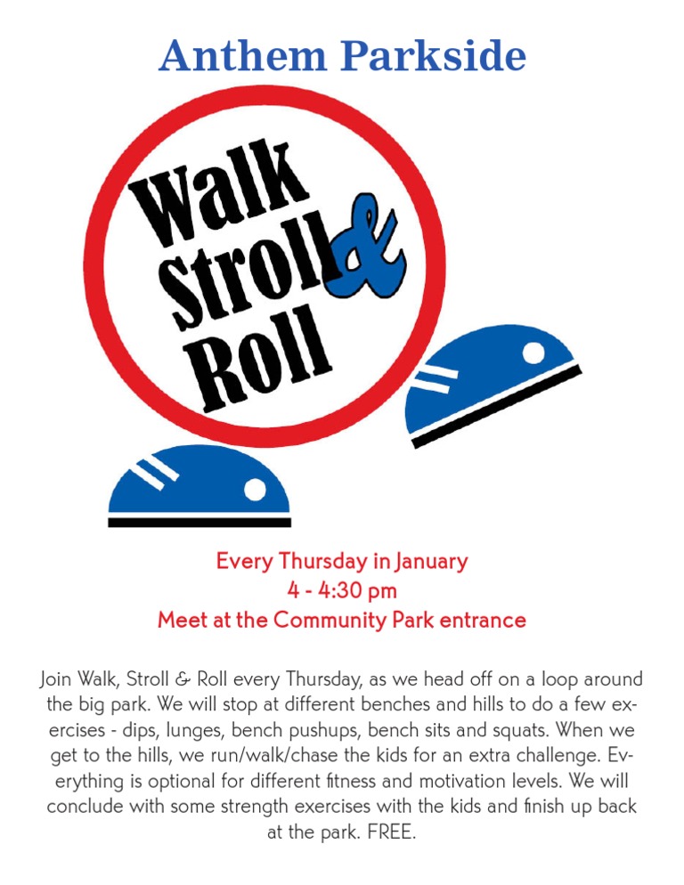 Walk Stroll Roll Group Flier | PDF