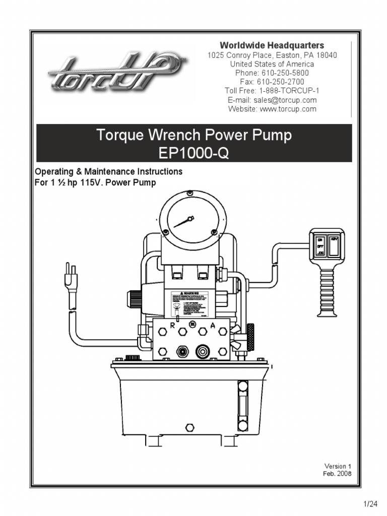 TorcUP - Manual - Electric EP1000 - Q | PDF | Toxicity | Dangerous Goods