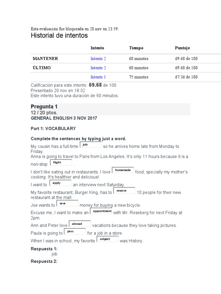 Inlges 3 Semana 4 | PDF