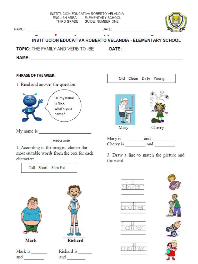 Institución Educativa Roberto Velandia English Area Elementary School ...