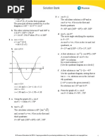 Pearson Pure Mathematics Year 2 SolutionBank | PDF | Functions And Mappings | Mathematical Concepts