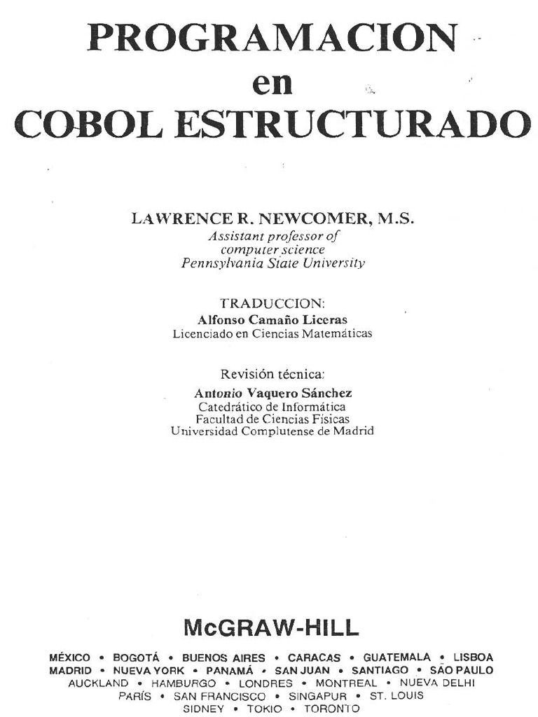 Manual de Cobol PDF | PDF