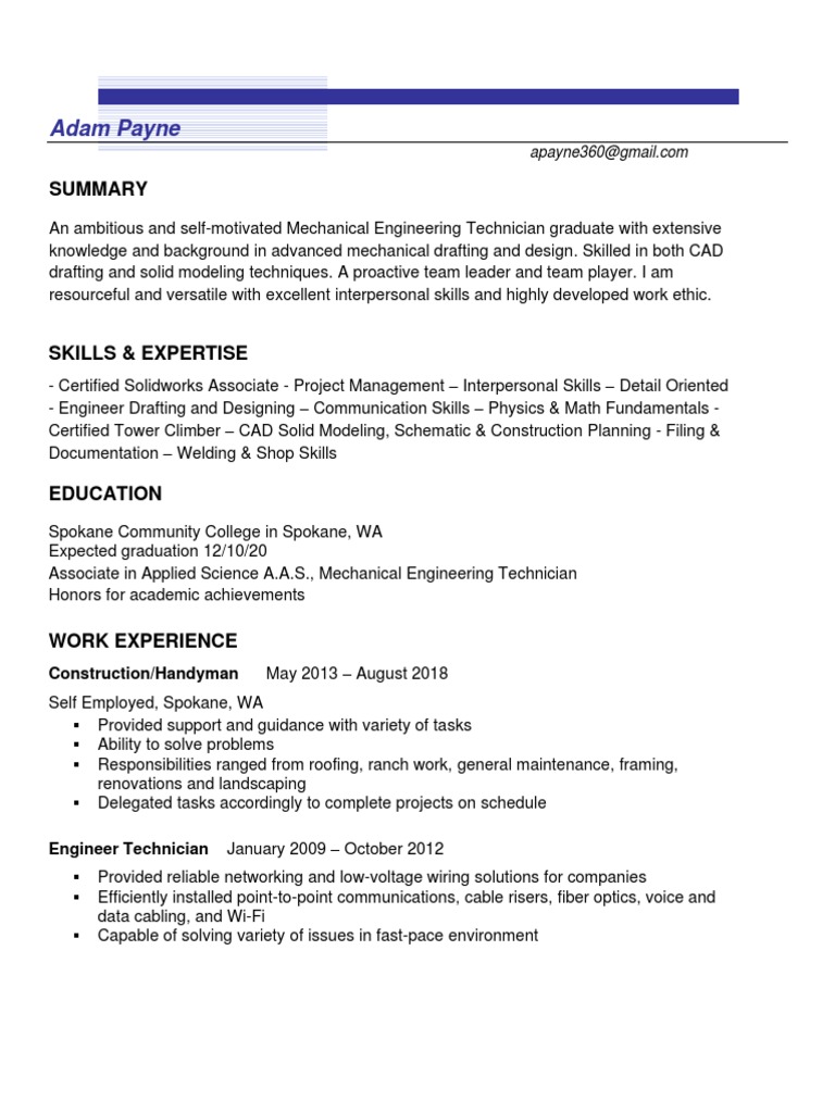 Resume Weebly | PDF