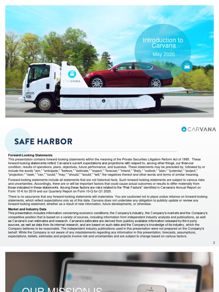 Introduction To Carvana | PDF | Market (Economics) | Business Economics