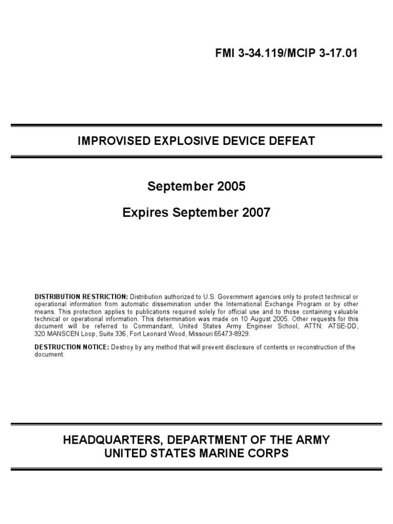 IED Defeat | PDF