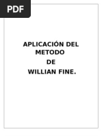 Método William T Fine | PDF | Riesgo | Probabilidad