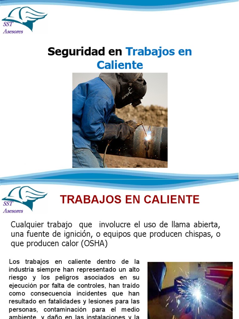 Seguridad en Trabajos de Caliente | PDF | Unión | Soldadura