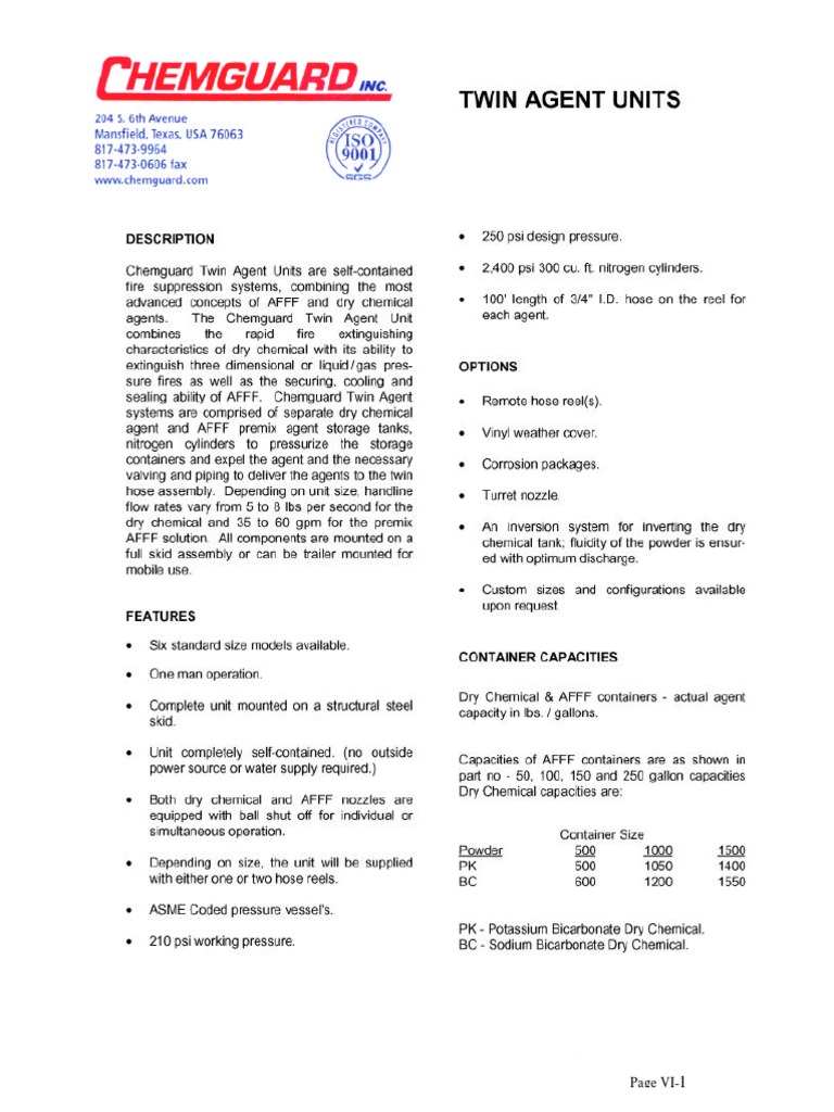 Chemguard Inc. Contact Information | PDF | Politics | Sports & Recreation