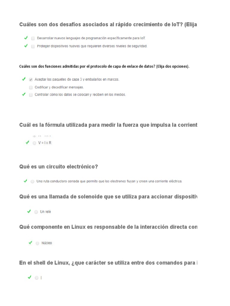 Examen Informatica | PDF | Internet de las Cosas | Placa de circuito ...