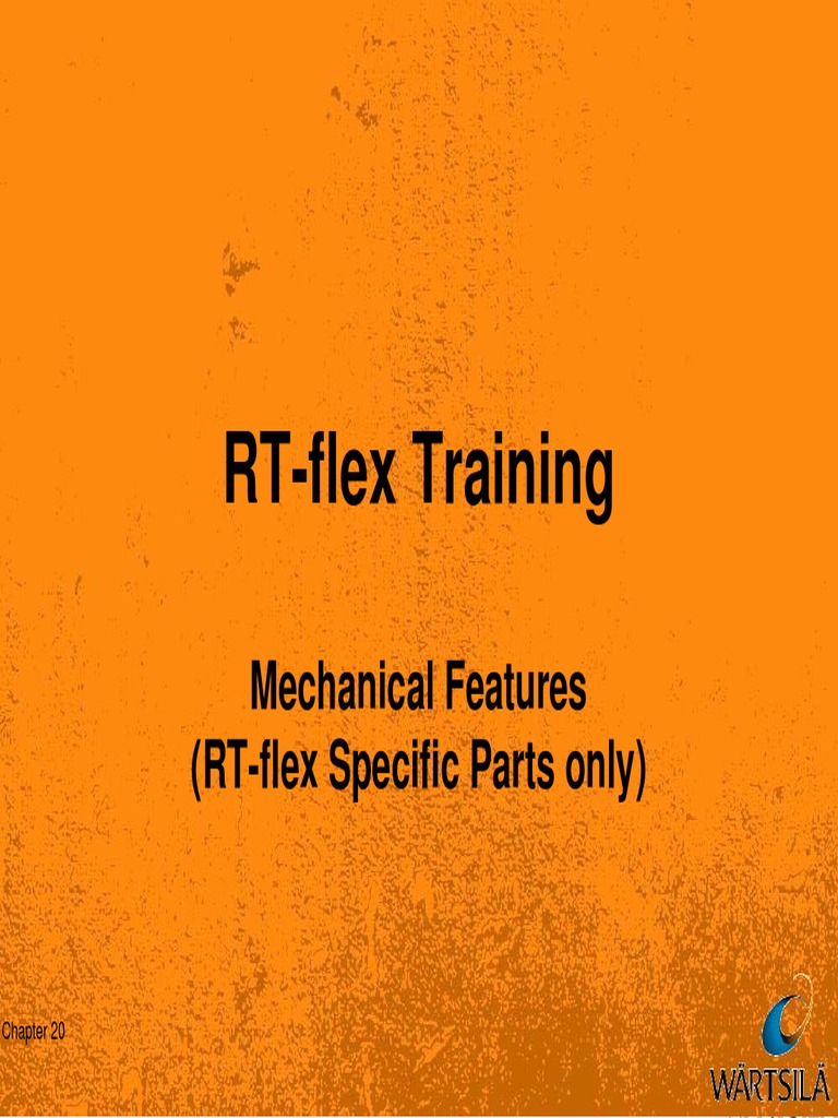 20 - RT-flex - Mechanical Features PDF | PDF | Pump | Valve