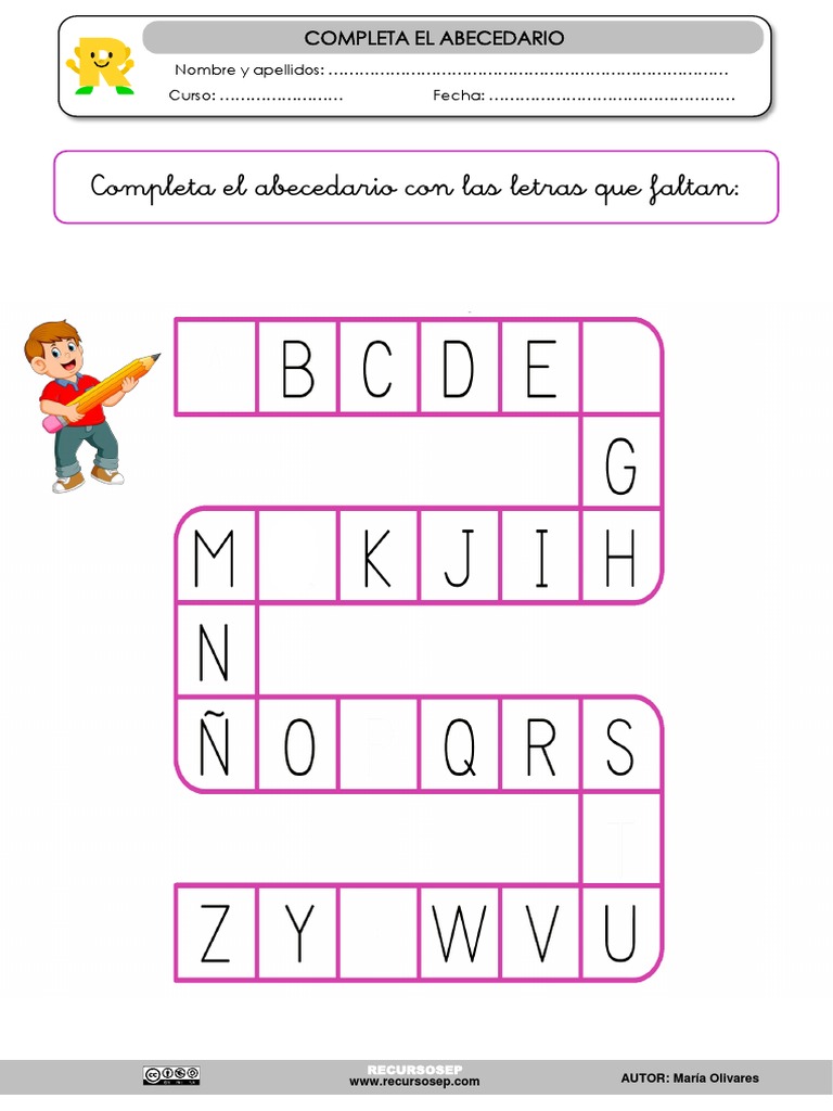 Completar Abecedario | PDF