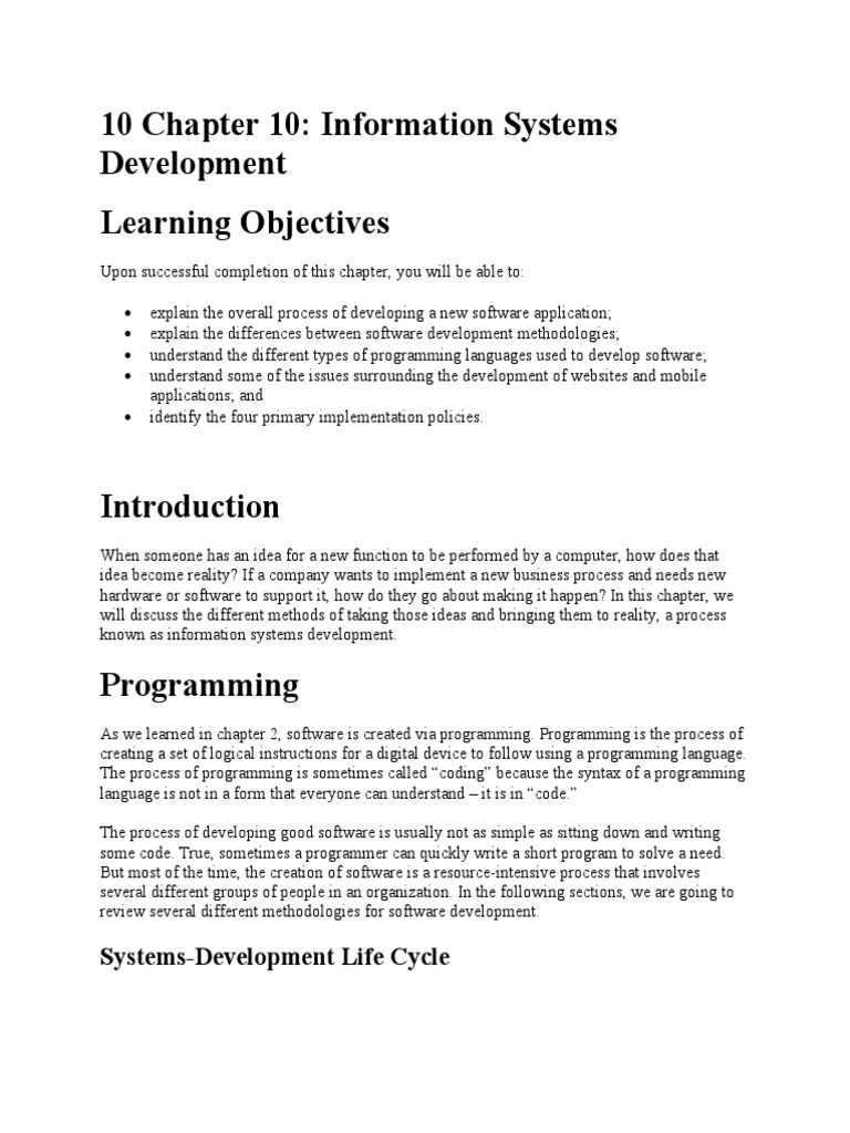 Development of A Information System | PDF | Mobile App | Software ...