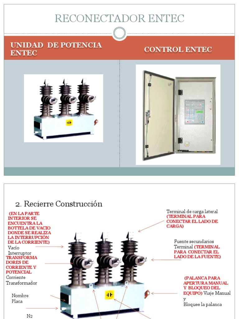Reconectador EPR - Control EVRC2A - ENTEC | PDF | Diodo emisor de luz ...