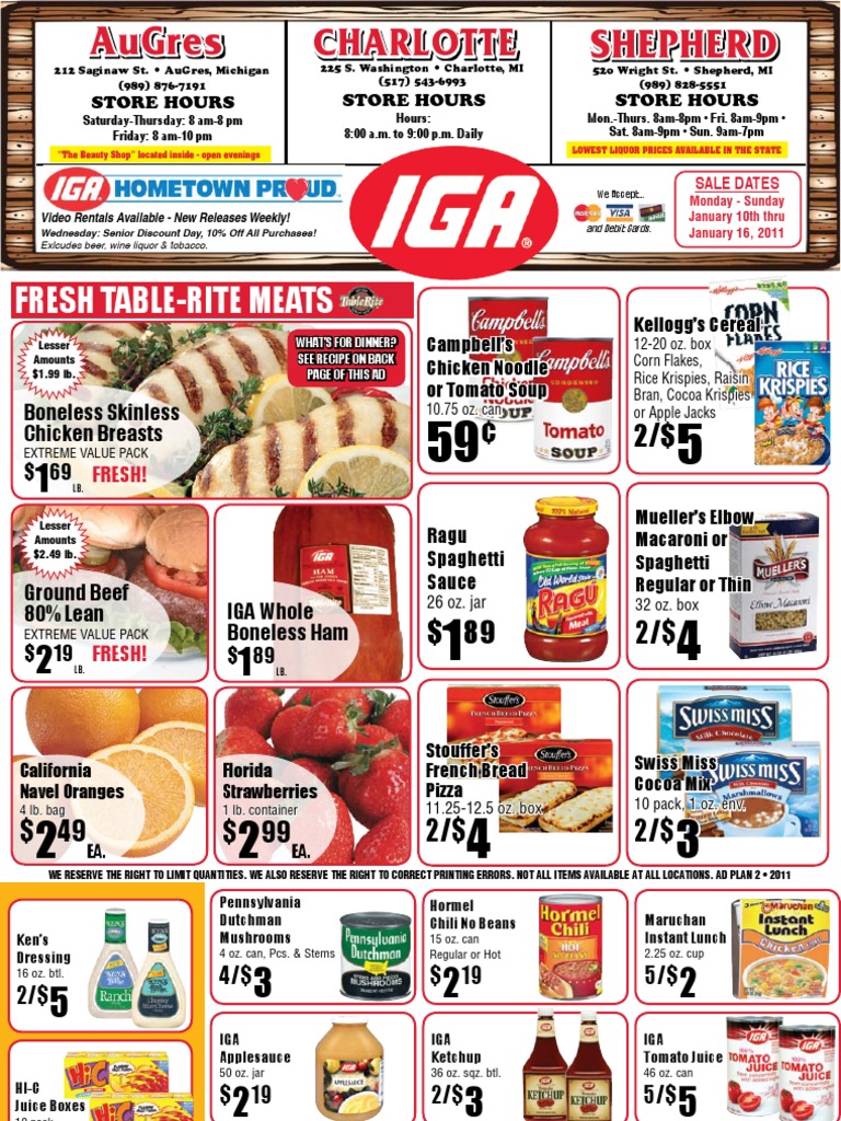 Charlotte: Fresh Table-Rite Meats | PDF | Parmigiano Reggiano | Sausage