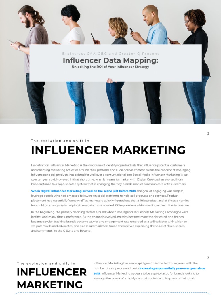 Influencer Marketing Evolution Insights | PDF | Brand | Marketing