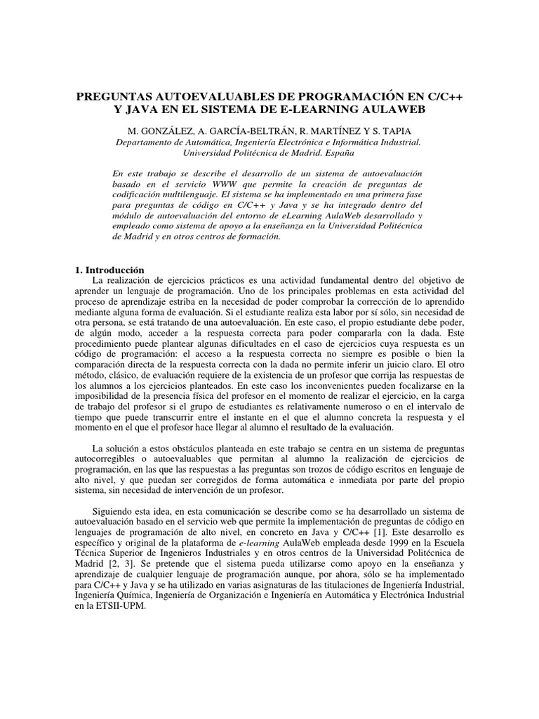 Preguntas Evaluacion Java Politenico | PDF | Java (lenguaje de ...