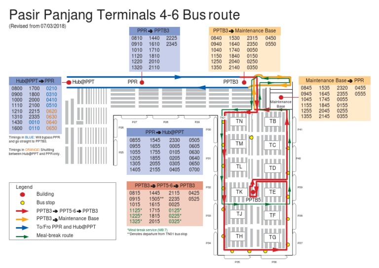 Get to Pasir Panjang Terminals 4-6 with the revised bus route guide | PDF