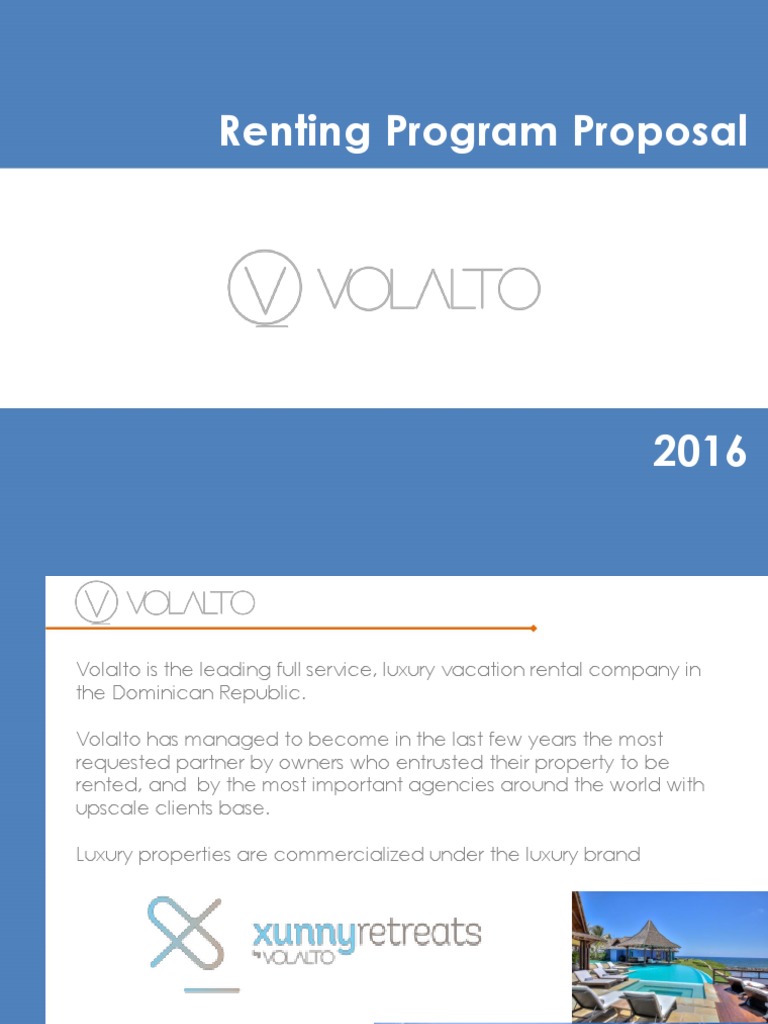 Luxury Rental Program for Owners | PDF | Renting | Business