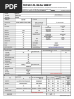 Sample Filled-Out PDS | PDF | Nursing