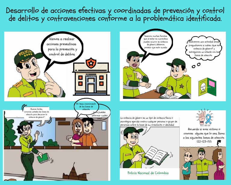 Historieta Convivencia y Seguridad Ciudadana PDF | PDF | Mala conducta ...